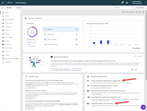 Citrix DaaS Power Management of Azure Virtual Machines with REST API